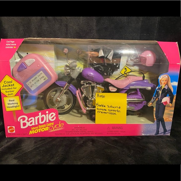 Toys | Barbie Tethered Remote Control Motorcycle | Poshmark
